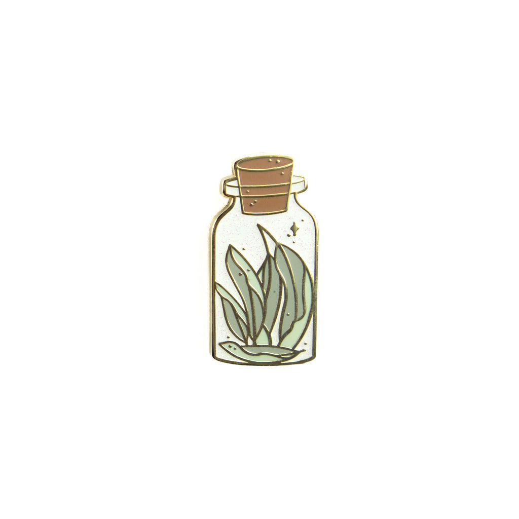 Sage jar pin – Paper and Word