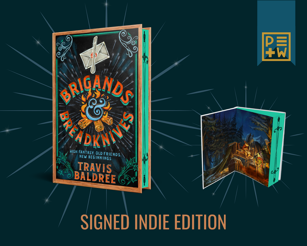 Brigands & Breadknives by Travis Baldree signed special UK indie ...