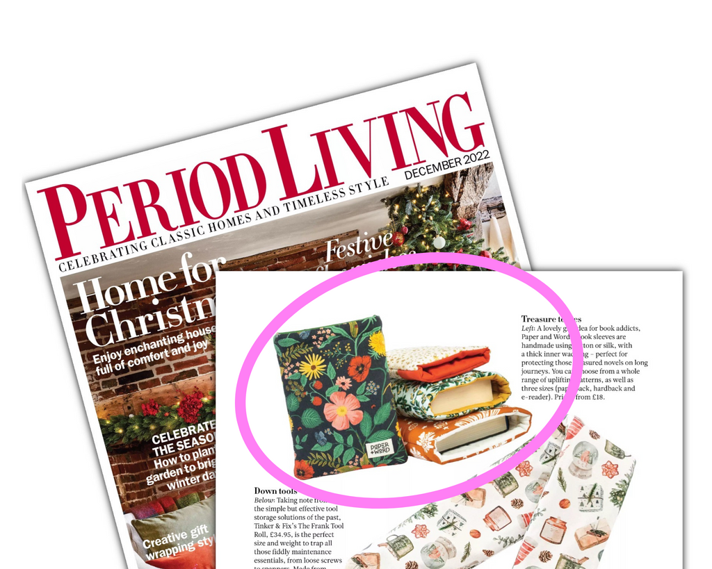 PAPER + WORD PERIOD LIVING MAGAZINE FEATURE – Paper and Word