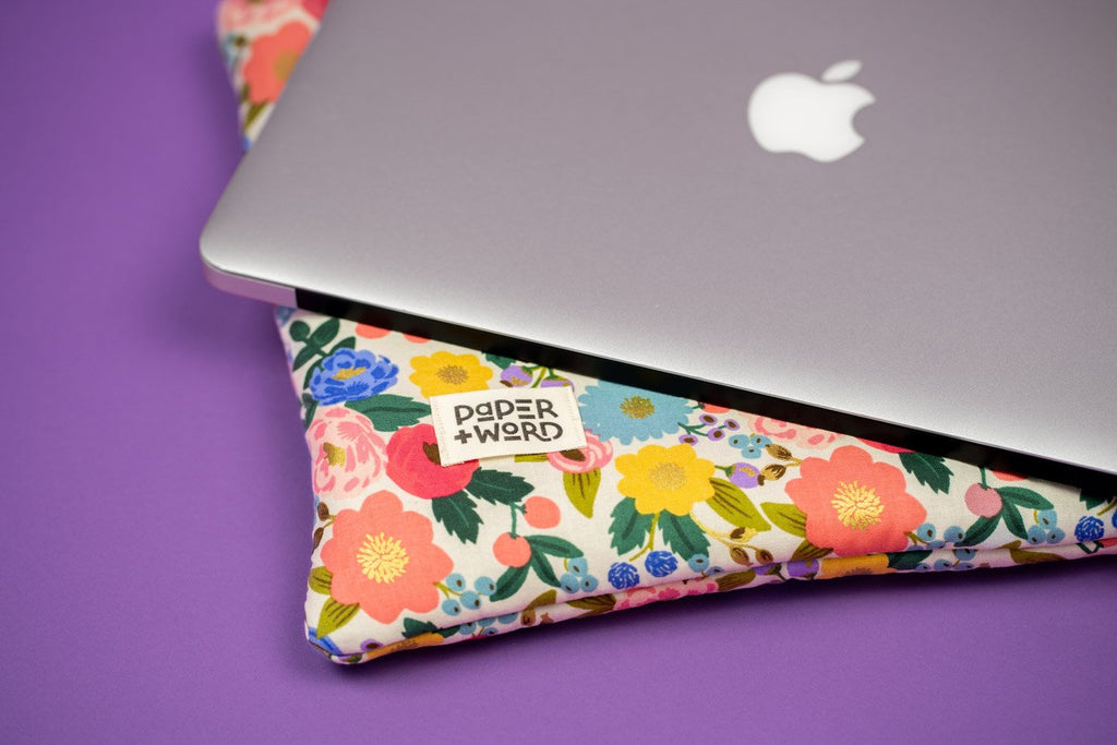 INTRODUCING OUR NEW LAPTOP SIZED SLEEVES! – Paper and Word