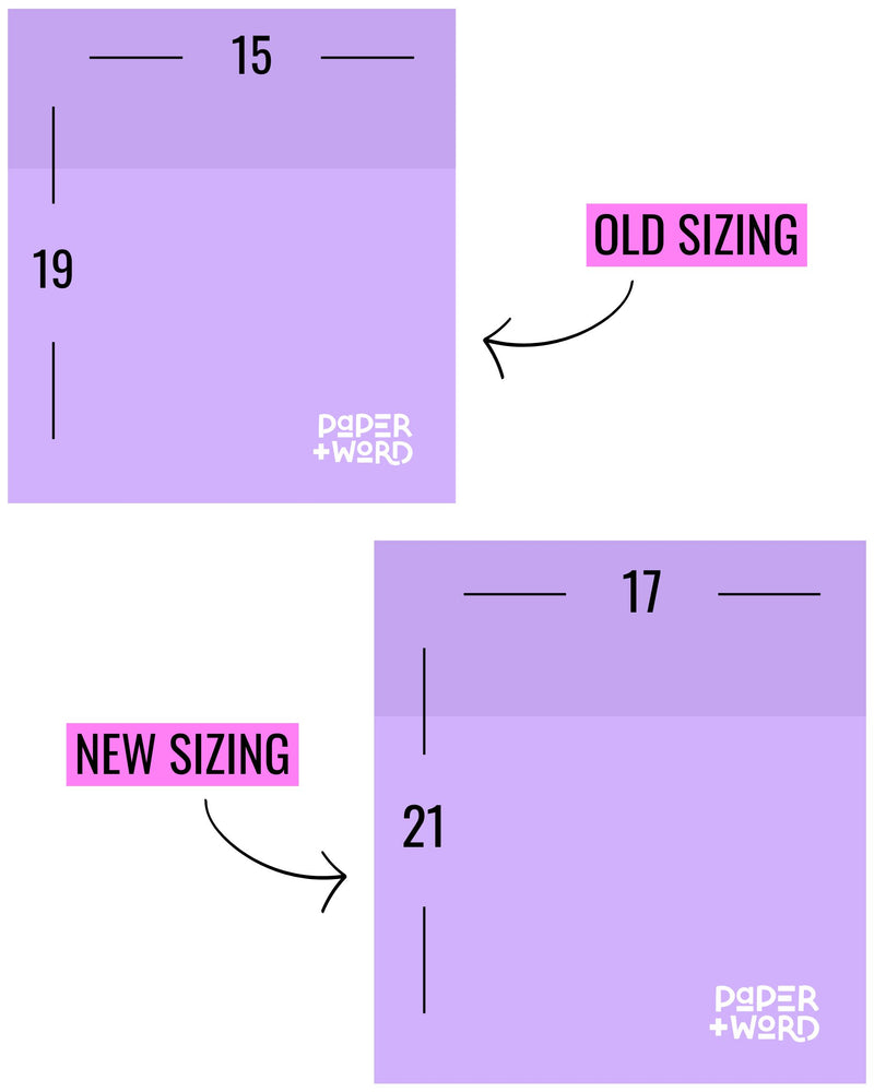 Sleeve sizing guide – Paper and Word