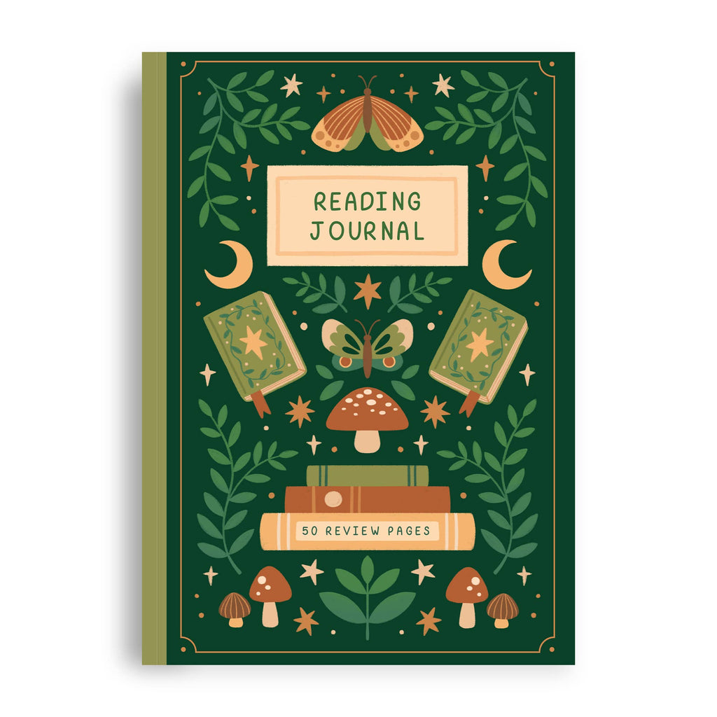 Reading Journal Fantasy Forest, 50 Page Book Review Notebook – Paper ...