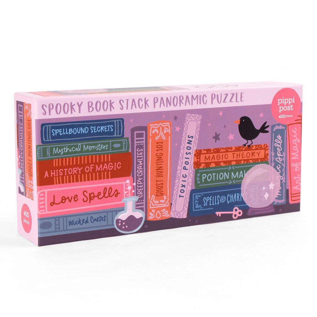 Spooky bookshelf jigsaw puzzle – Paper and Word