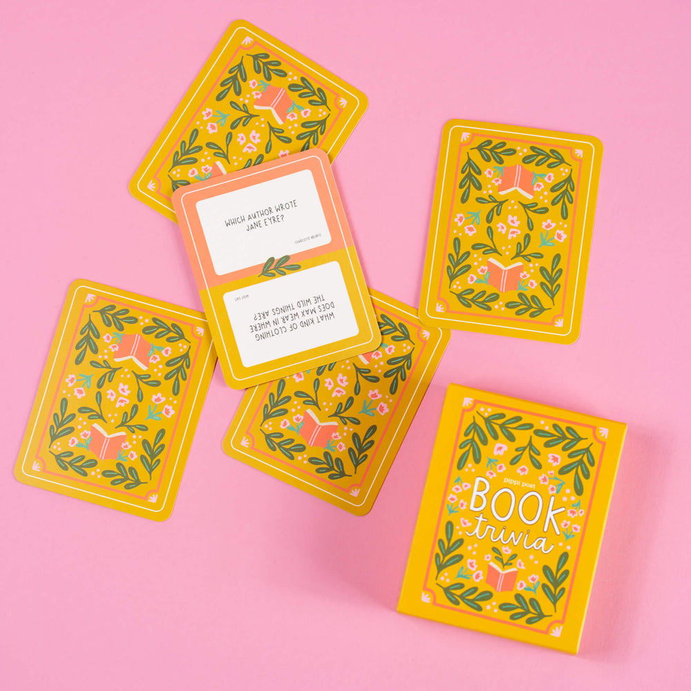 Book trivia cards – Paper and Word