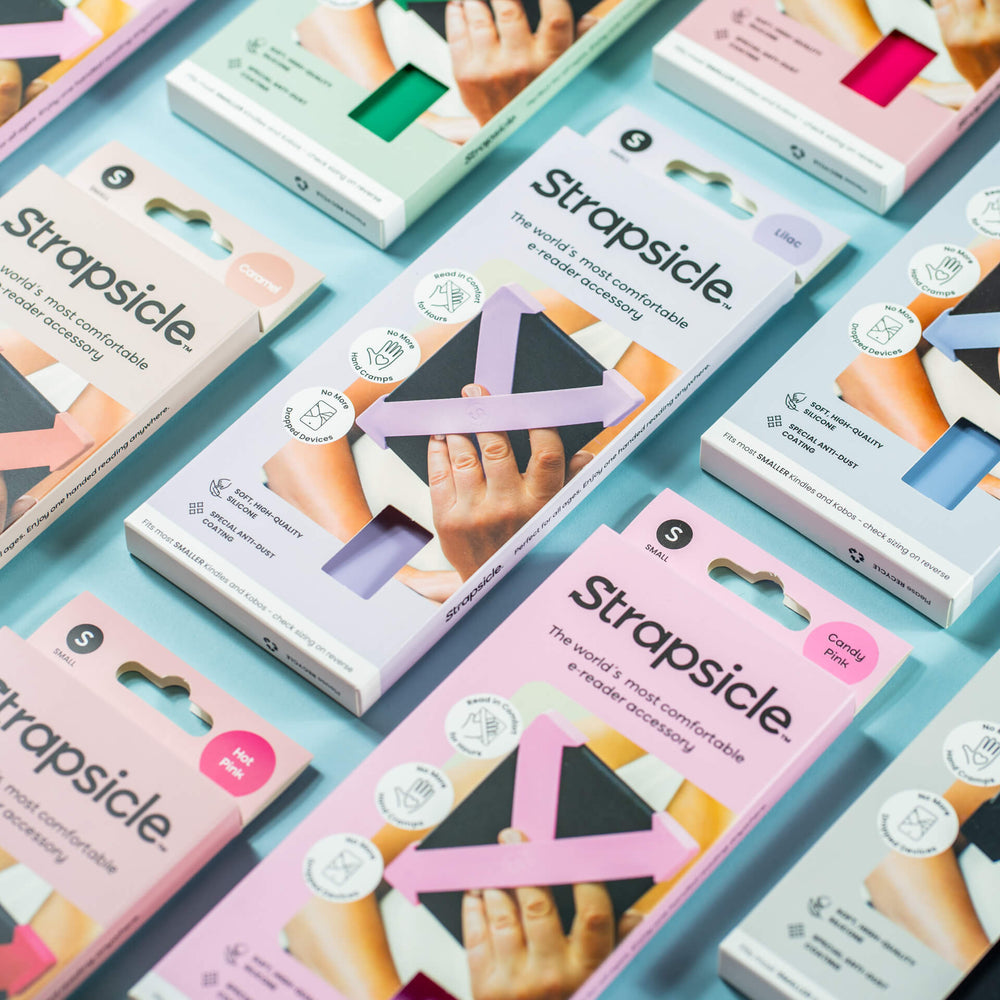 Strapsicle Kindle + Kobo straps – Paper and Word