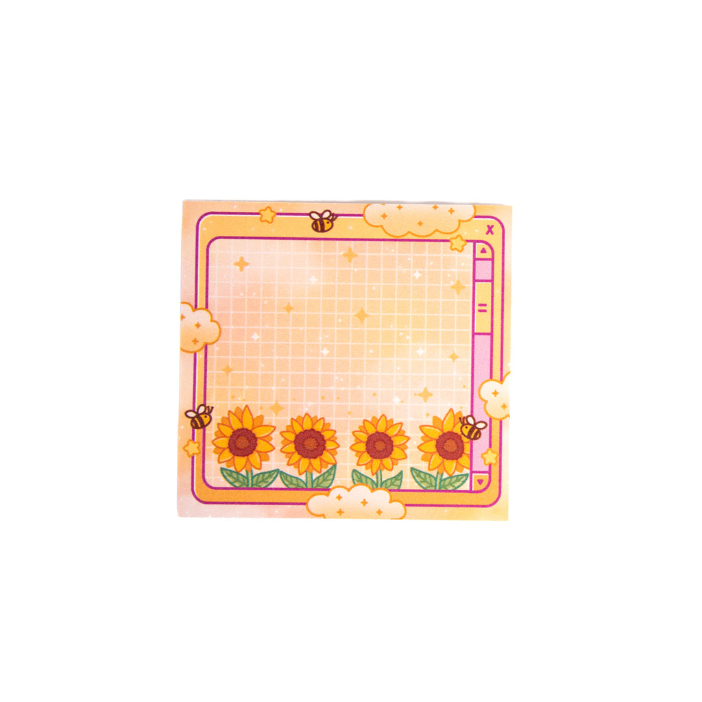 Sunflower dreams sticky notes – Paper and Word