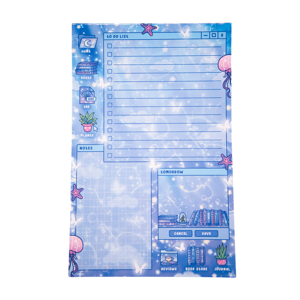 Reading room daily planner pad – Paper and Word
